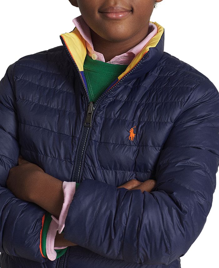 Polo Ralph Lauren Big Unisex P- Layer 2 Reversible Jacket - Macy's