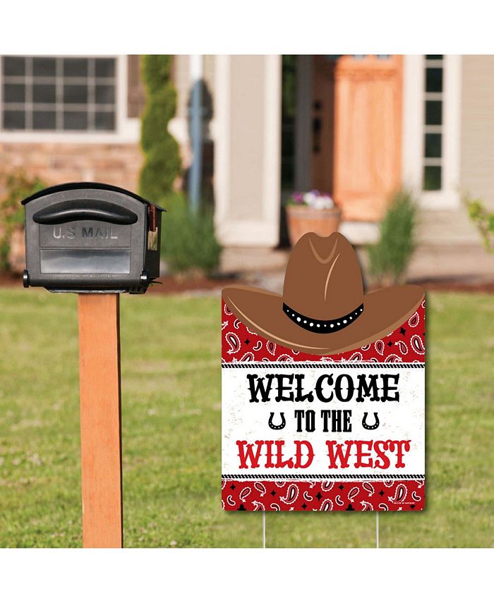 Big Dot of Happiness Western Hoedown - Party Decorations - Wild West ...