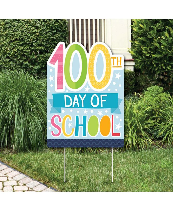 Big Dot of Happiness Happy 100th Day of School - Party Decorations ...