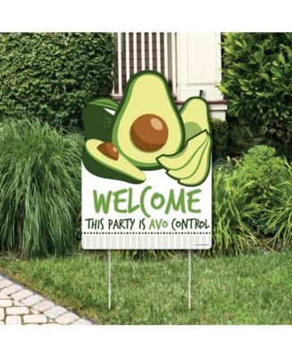 Hello Avocado - Party Decorations - Fiesta Party Welcome Yard Sign - Macy's