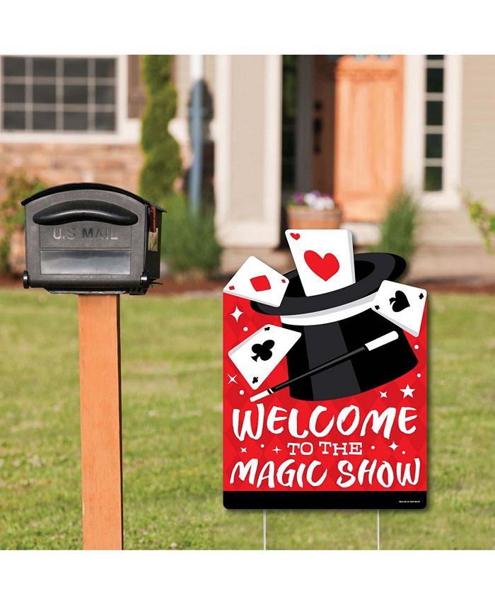 Big Dot of Happiness Ta-Da, Magic Show - Party Decorations - Magical ...