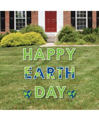 Big Dot of Happiness Happy Earth Day - Outdoor Lawn Decor Save the ...