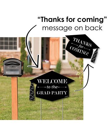 Big Dot of Happiness Graduation Cheers - 2 Arrows 1 Welcome/Thank You ...