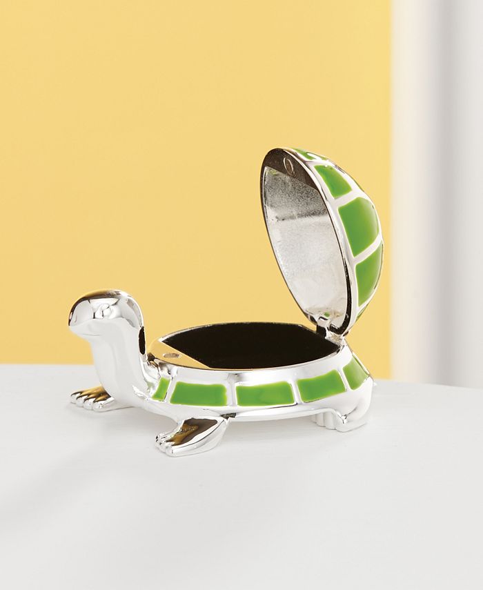 Reed & Barton Jungle Parade Silver-Plated Turtle Tooth Fairy Box - Macy's