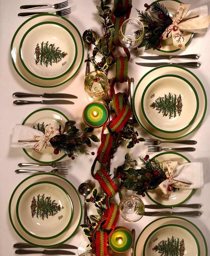 Spode Christmas Tree Dinnerware Collection - Macy's