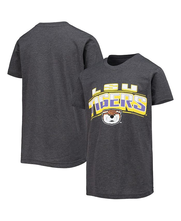Colosseum Big Boys Charcoal LSU Tigers Core Sunrise Playbook T-shirt ...