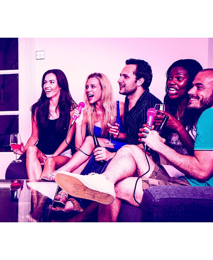 Lucky Voice Bluetooth Karaoke Kit - White - Macy's