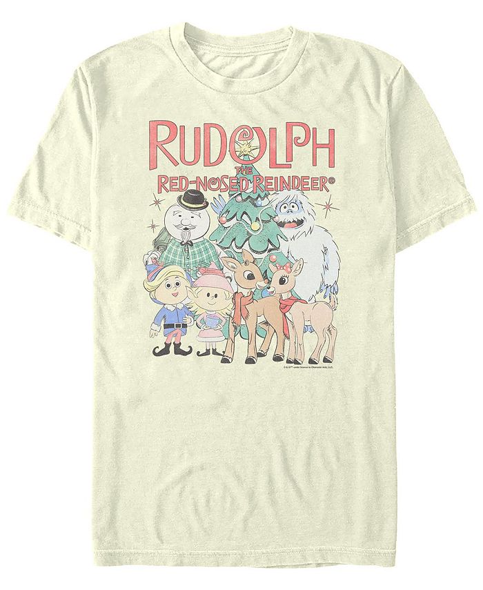Fifth Sun Men's Rudolph the Red-Nosed Reindeer Rudolph Group Short ...