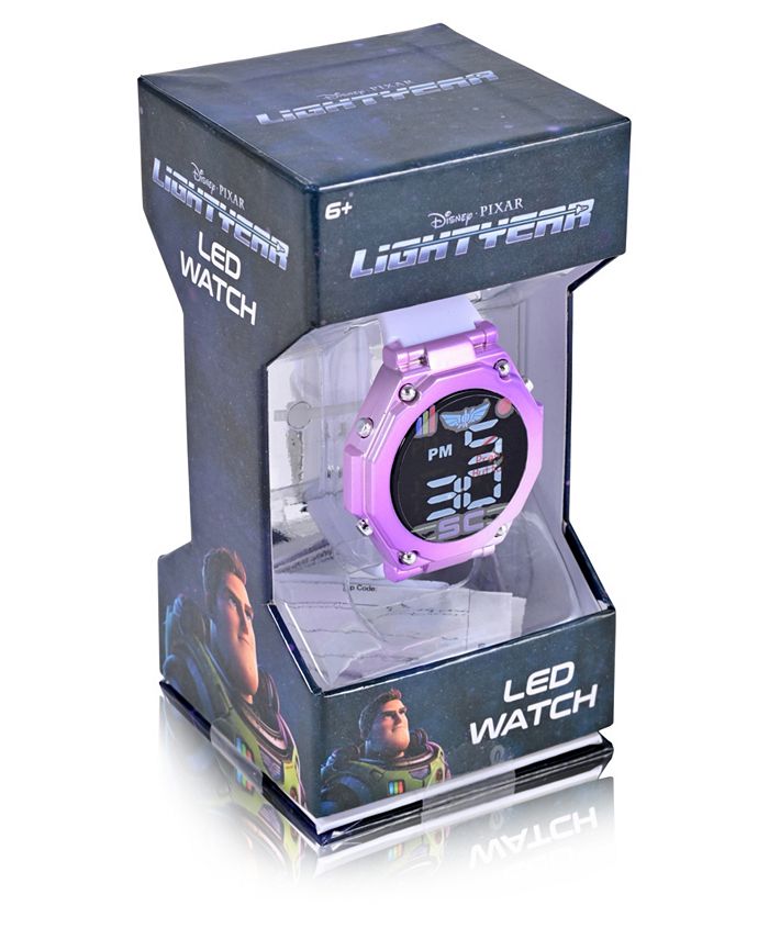 Buzz Lightyear Unisex White Silicone Strap LED Touchscreen Watch - Macy's