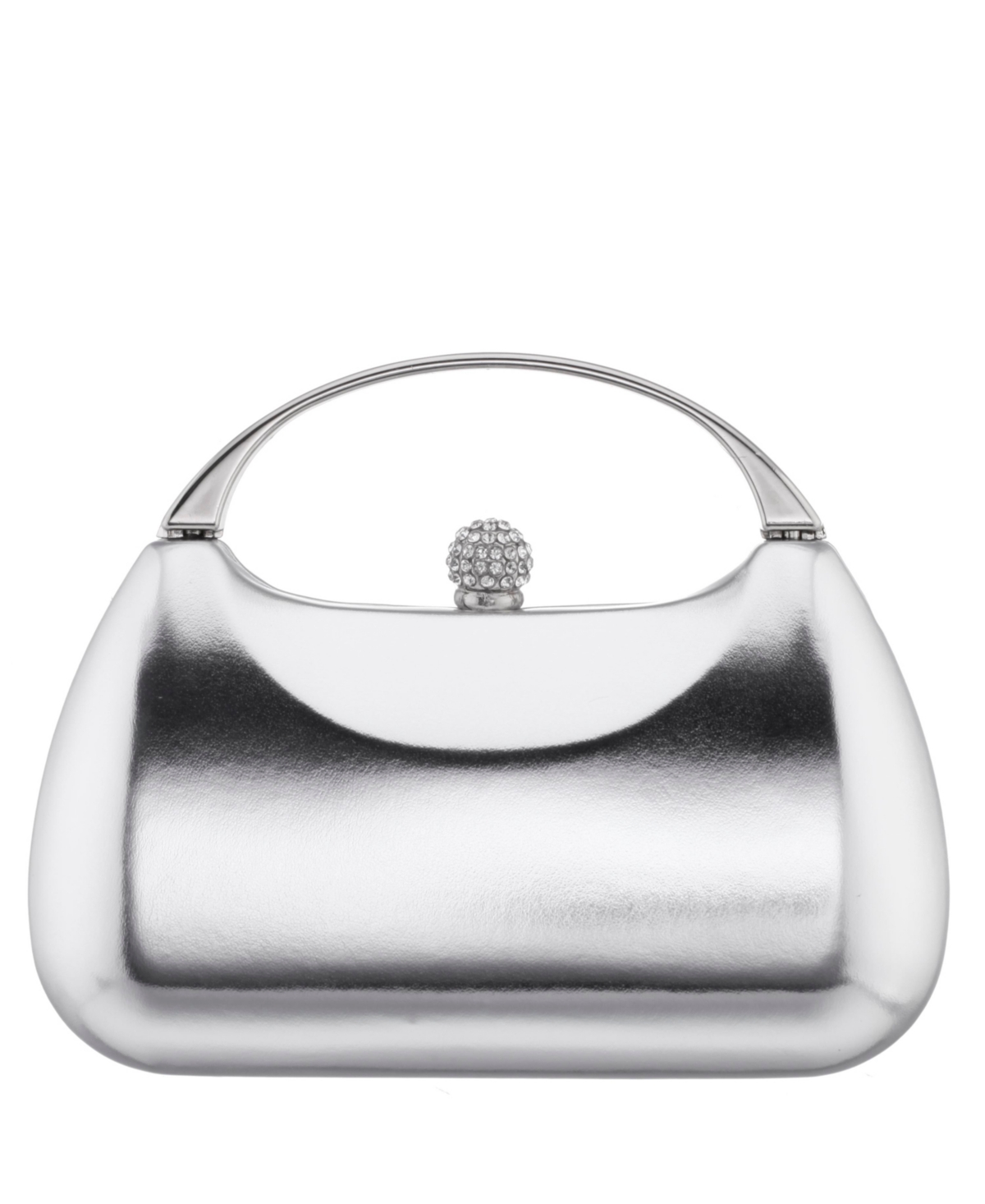 Click here for Nina Minaudiere with Metal Handle Clutch - True Si... prices