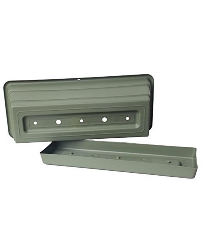 Bloem Dura Cotta 30" Window Box Planter with Tray - Macy's