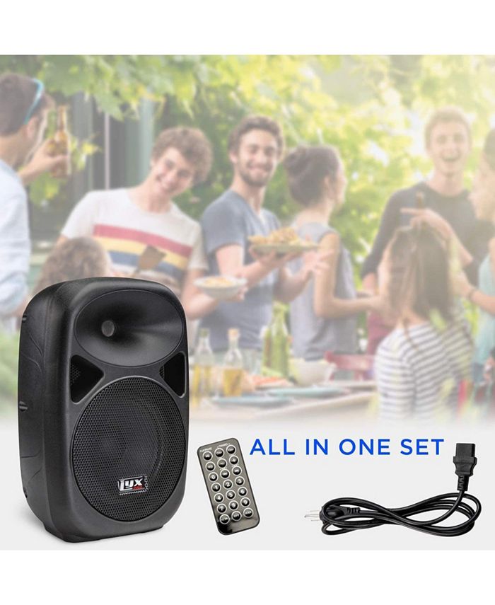 Lyxpro 10" Portable PA Speaker, Compact PA Speaker System w/Bluetooth ...