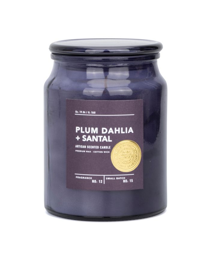Hybrid & Company Plum Dahlia Santal Scented Jar Candle - Macy's