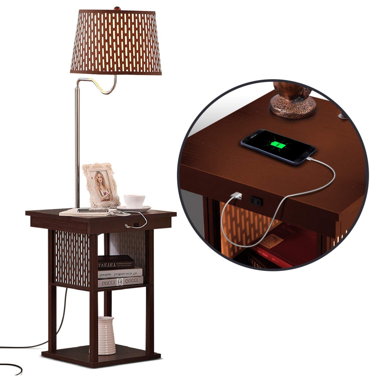Click here for Madison 56" Led Table and Lamp Combo with Usb... prices