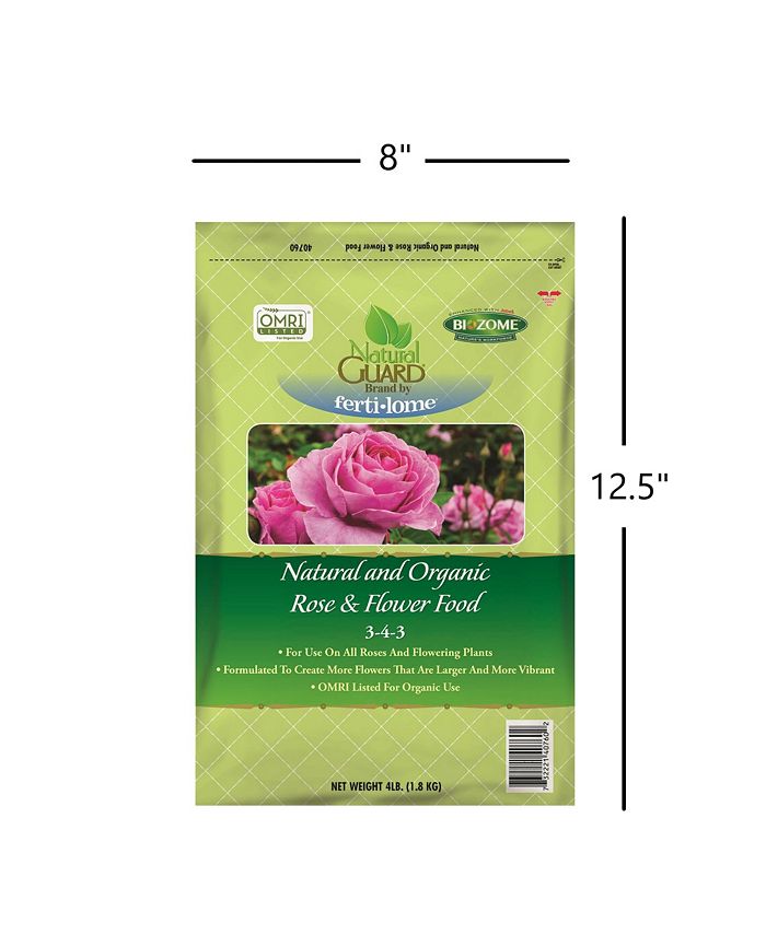 Fertilome Natural Guard Natural Rose And Flower Food 3 4 3 4lbs Macys