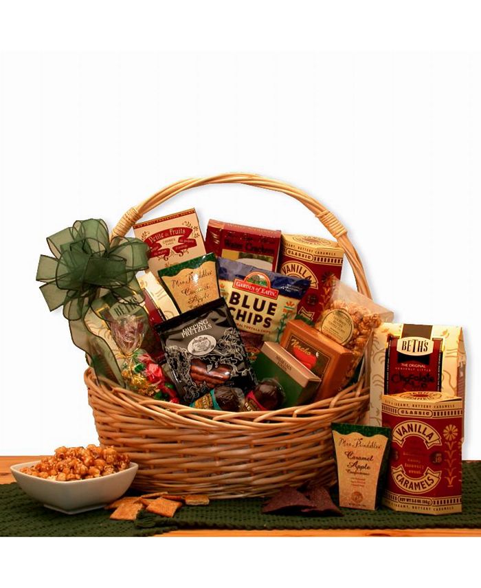 GBDS The Crowd Pleaser Snack Gift Basket- snack basket - snack gift ...