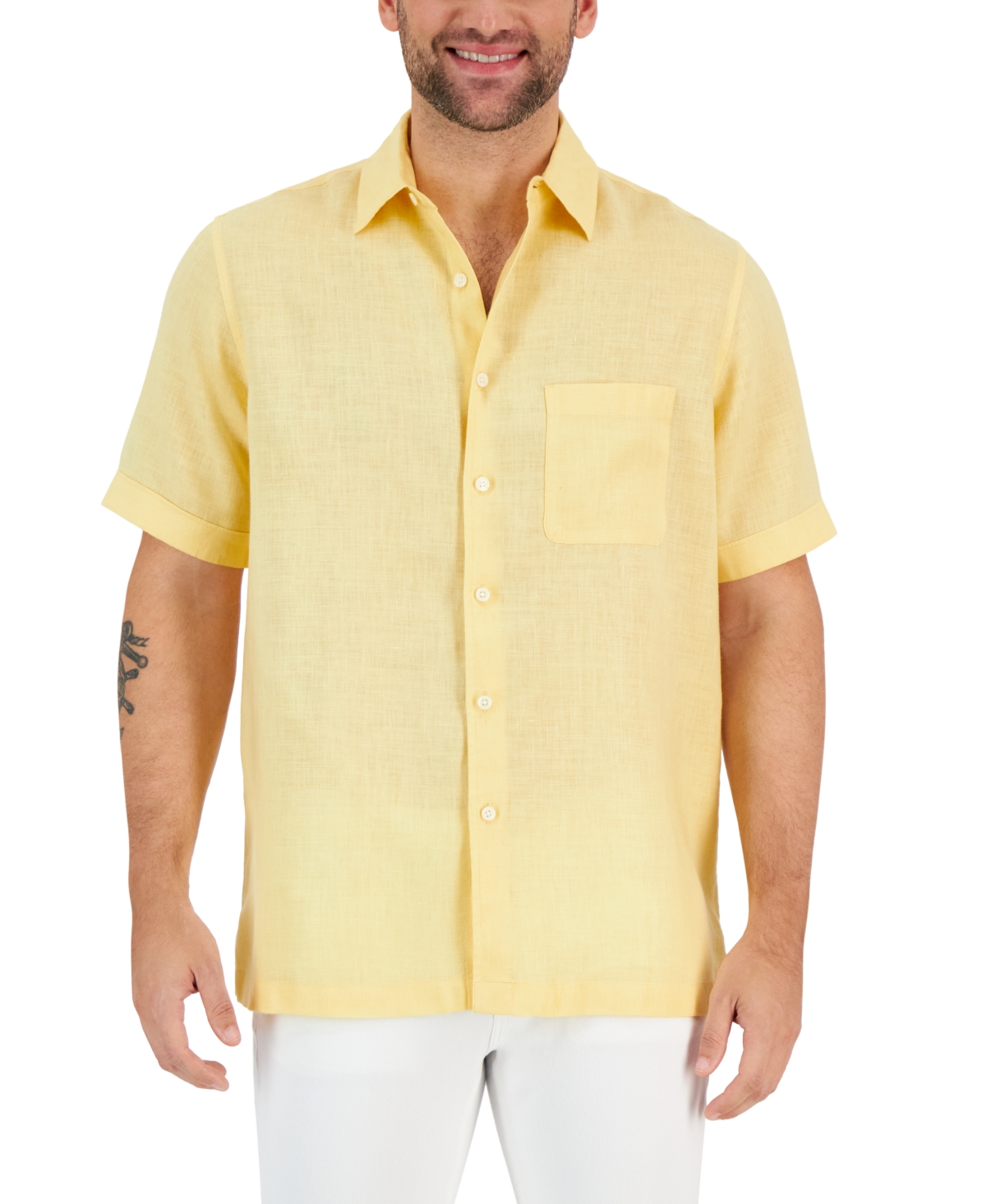 Click here for Club Room Mens 100 Linen Shirt  Created for Macys... prices
