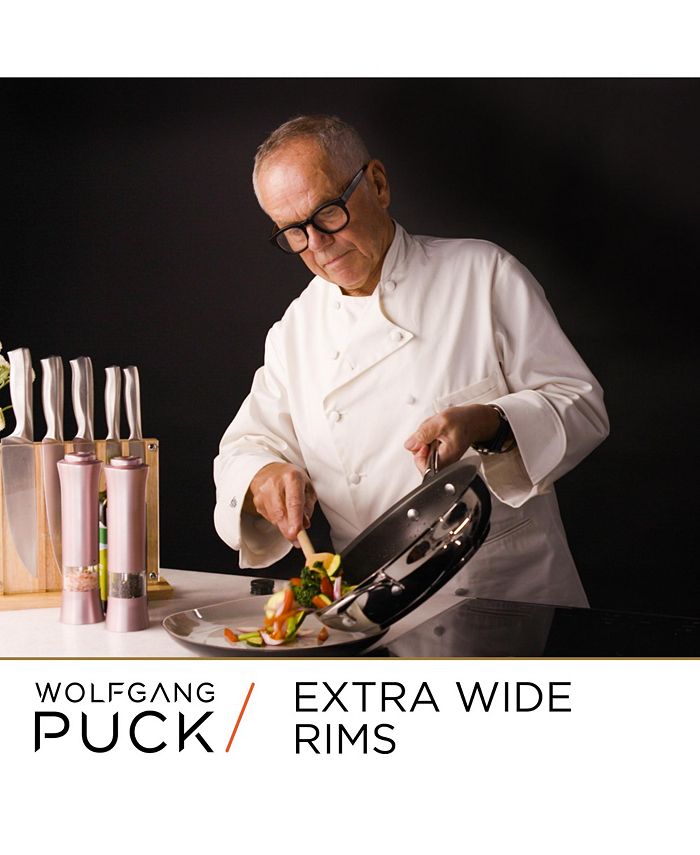 Wolfgang Puck 3-Piece Stainless Steel Skillet Set, Scratch-Resistant ...