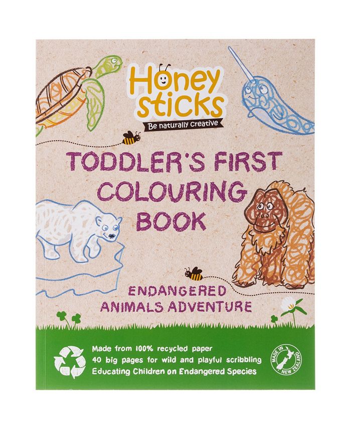 Honeysticks Endangered Species Adventure Coloring Book - Macy's