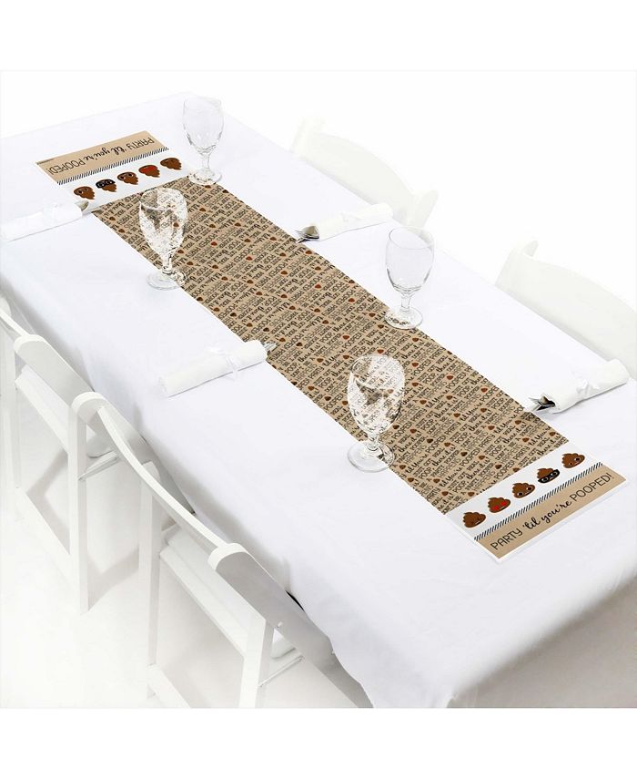 Big Dot of Happiness Party 'Til You're Pooped - Petite Party Paper ...