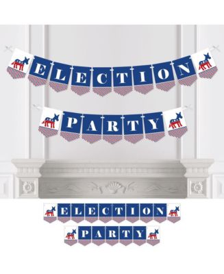 Big Dot of Happiness Election Democrat Political Election Party Bunting ...