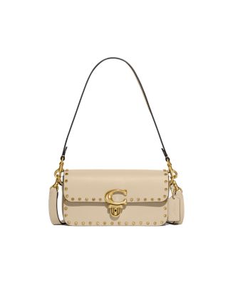 COACH Women's Studio Baguette Bag with Crystal Rivets - Macy's