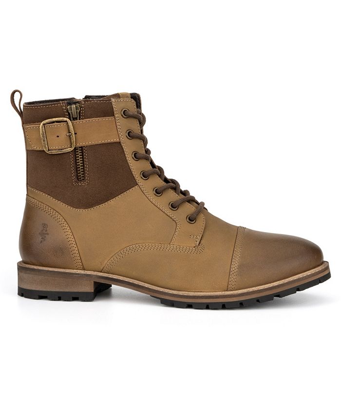 Reserved Footwear Men's Kenton Leather High-Top Boot - Macy's