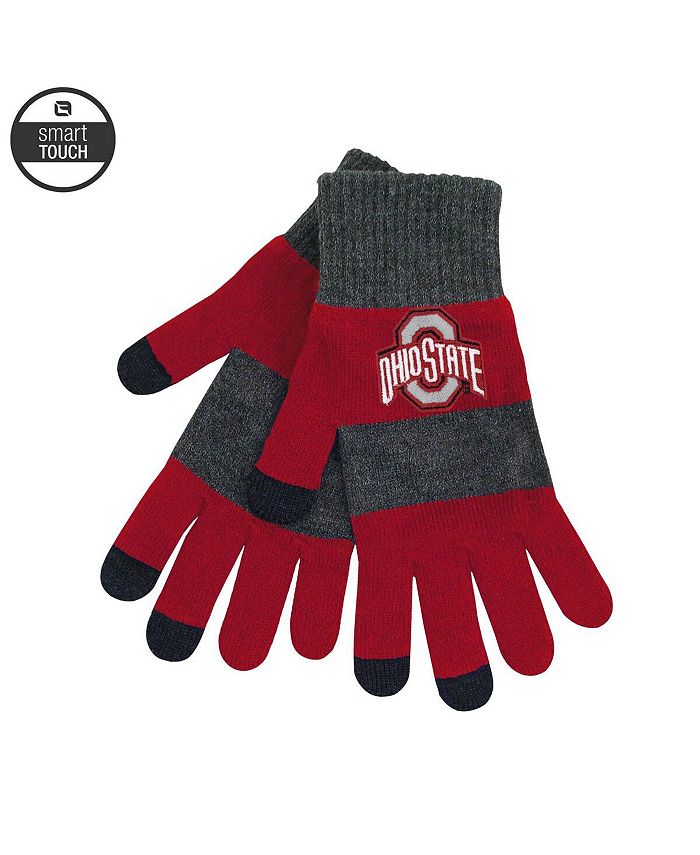 LogoFit Men's Ohio State Buckeyes Trixie Texting Gloves - Macy's