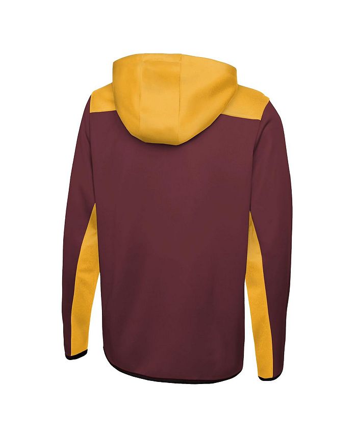 New Era Men's Burgundy Washington Commanders Combine Authentic Hard Hitter Pullover Hoodie - Macy's