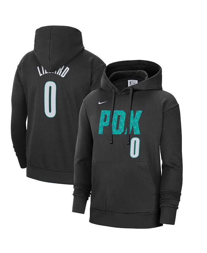 Nike Men's Damian Lillard Black Portland Trail Blazers 2022/23 City ...