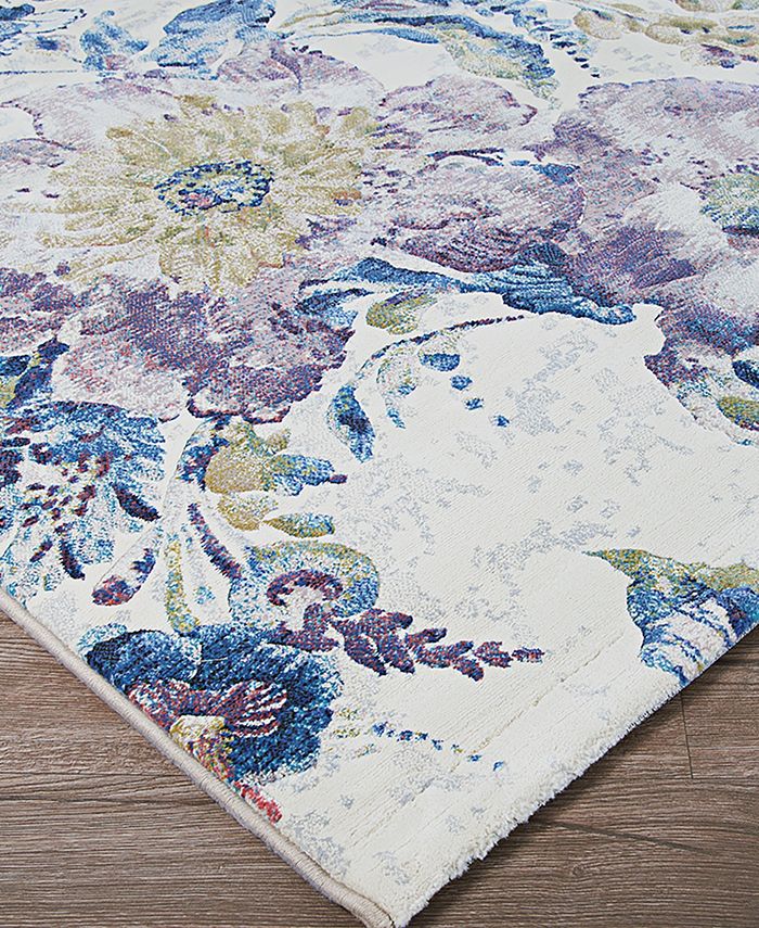 Couristan Easton Floral Chic 5'3" x 7'6" Area Rug - Macy's
