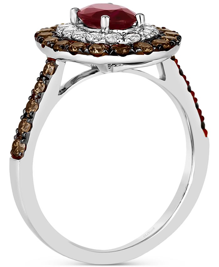 Le Vian Passion Ruby (5/8 ct. t.w.) & Diamond (1-1/10 ct. t.w.) Double ...