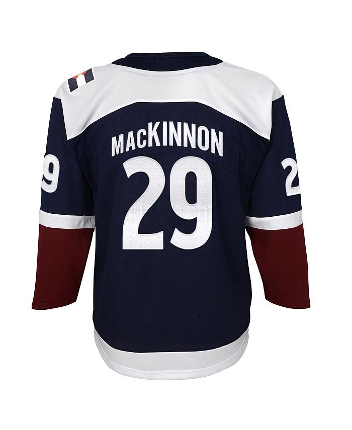Outerstuff Big Boys Nathan Mackinnon Navy Colorado Avalanche Alternate ...