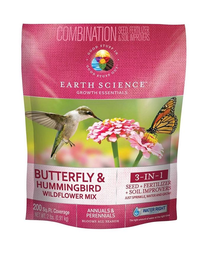 Earth Science Wildflower Butterfly and Hummingbird Mix - Macy's