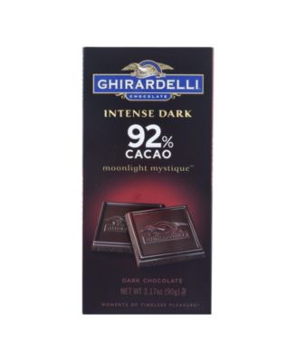 Ghirardelli 92% Cacao Moonlight Mystique Intense Dark Chocolate - Case ...