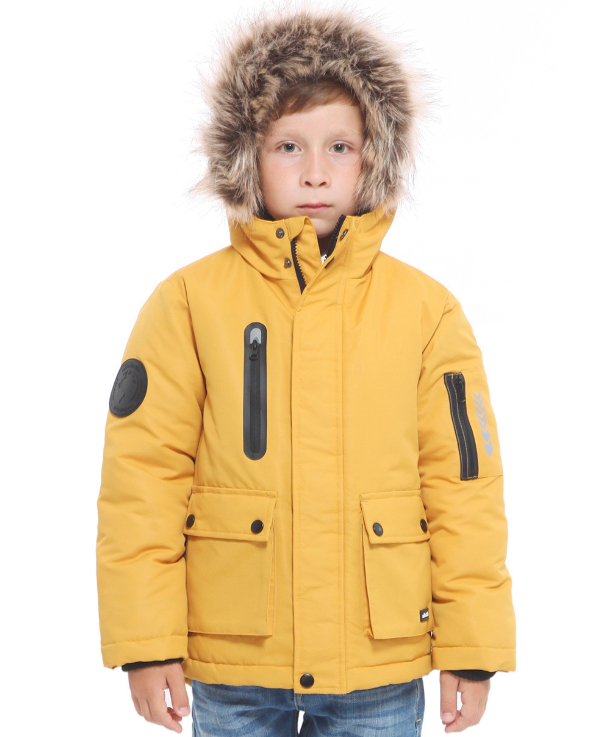 Click here for Rokka&Rolla Boys Parka Jacket with Lined Hood - Go... prices