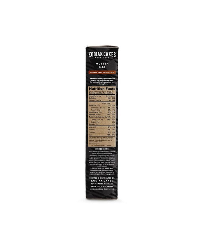 Kodiak Cakes Power Bake Double Dark Chocolate Protein Packed Muffin Mix ...