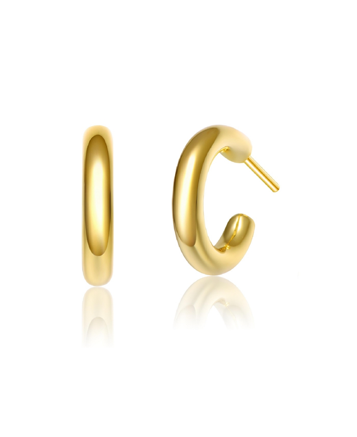 Click here for Sterling Silver 14K Gold Plated Clear Cubic Zircon... prices