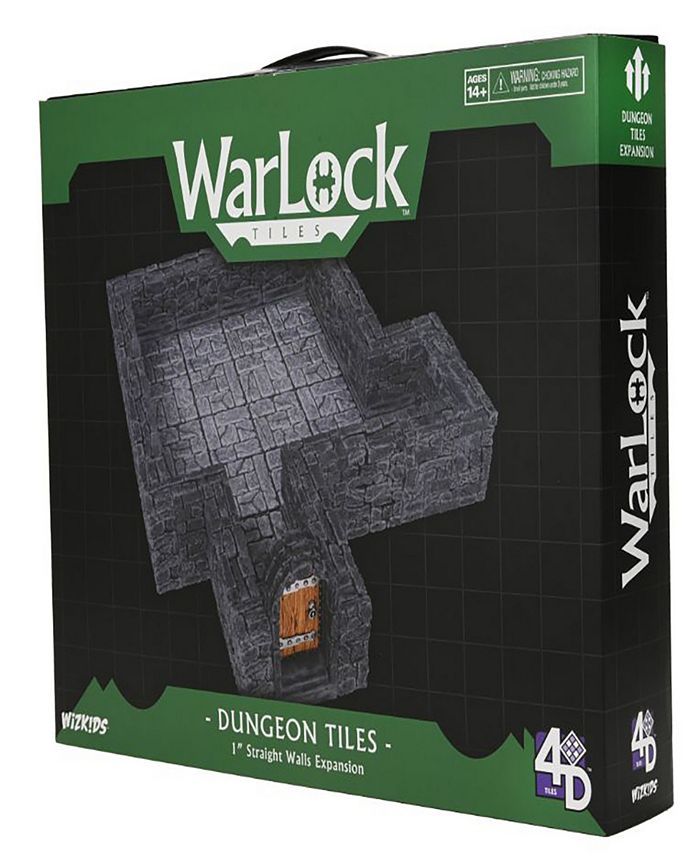 WizKids Games Warlock Tiles 1 in Dungeon Straight Walls Expansion Pack ...