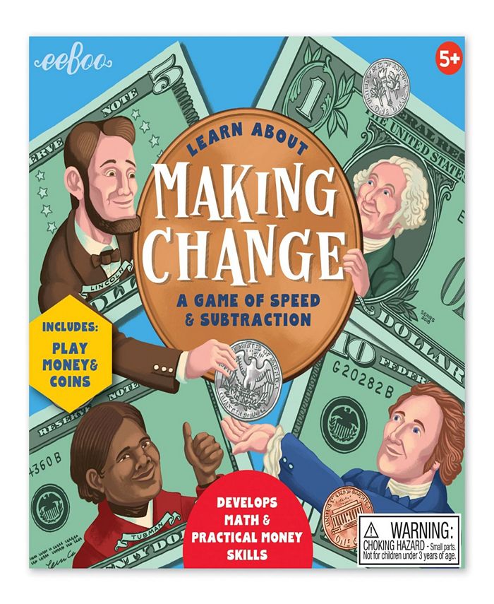 Eeboo Learn About Making Change Game Macy s