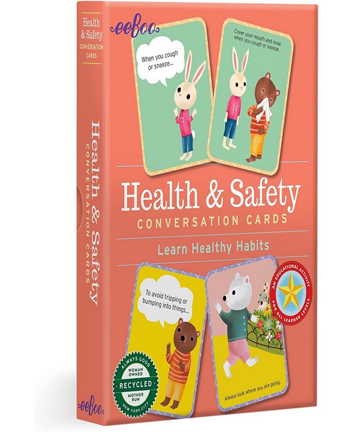 Eeboo Piece Love Health Safety Conversation Cards - Macy's