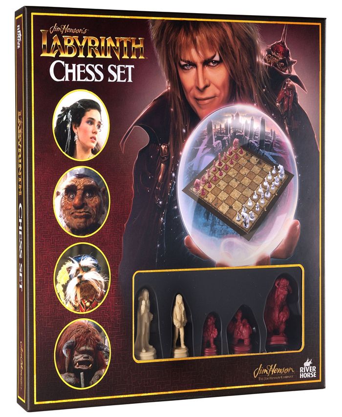River Horse Labyrinth Jim Henson's 33 Piece Chess Set - Macy's