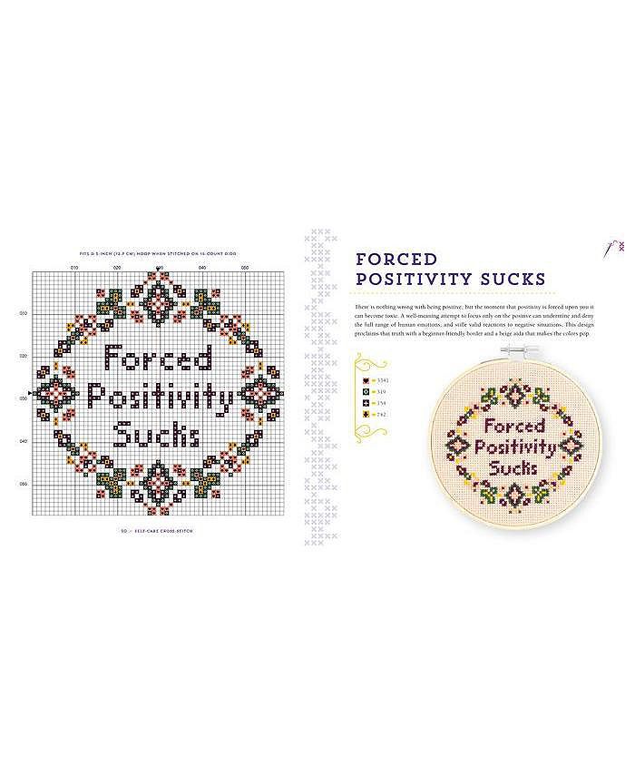 Barnes & Noble Self-Care Cross-Stitch: 40 Uplifting & Irreverent ...