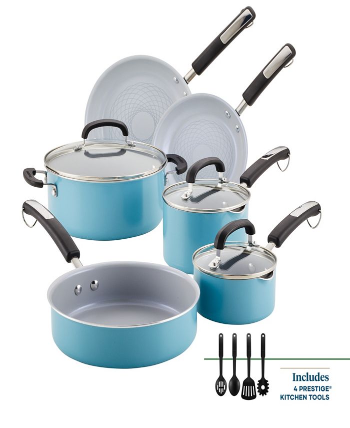 Farberware Eco Advantage Ceramic Nonstick 13-Piece Cookware Set - Macy's