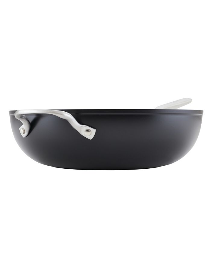 KitchenAid Hard-Anodized Aluminium 12.25" Induction Non-stick Wok with ...