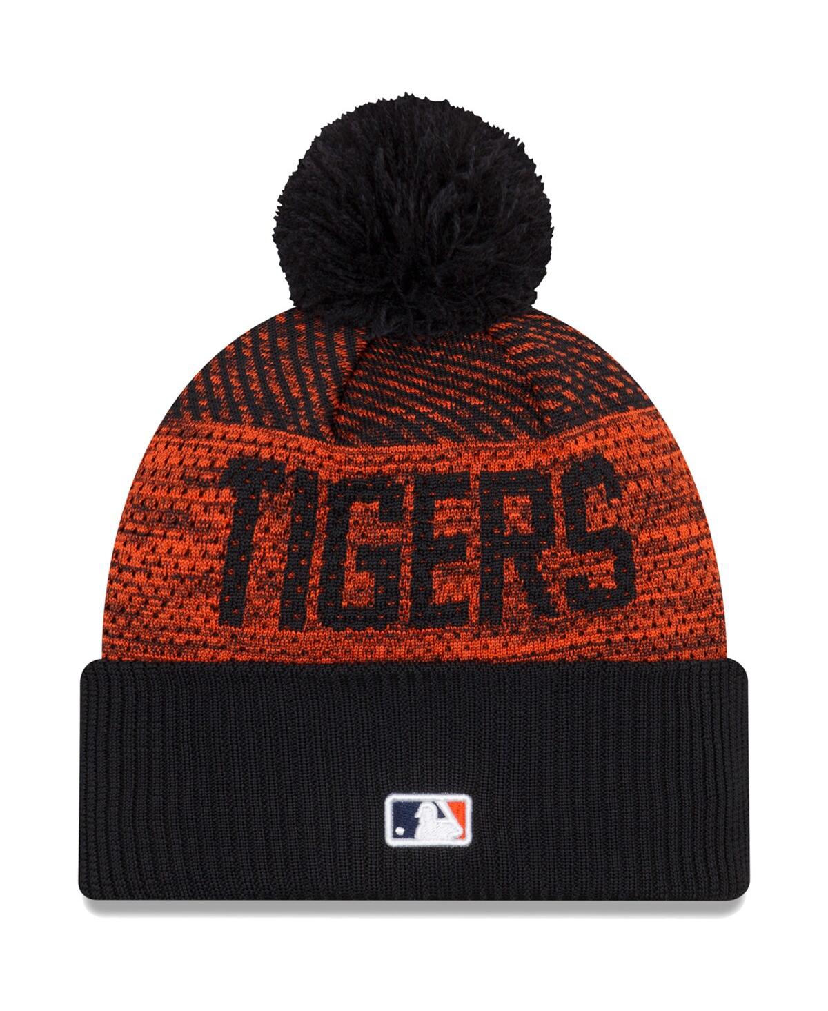 New Era Navy Detroit Tigers Authentic Collection Sport Cuffed Knit Hat ...
