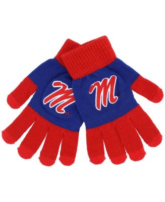 FOCO Women's Ole Miss Rebels Color Block Gloves - Macy's