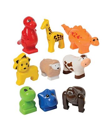 Creative Minds Block Animals Building Set - 17 Pieces - Macy's
