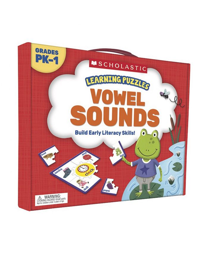 Scholastic Beginning To Read Puzzle Set - Vowels, Rhyming, Classifying ...