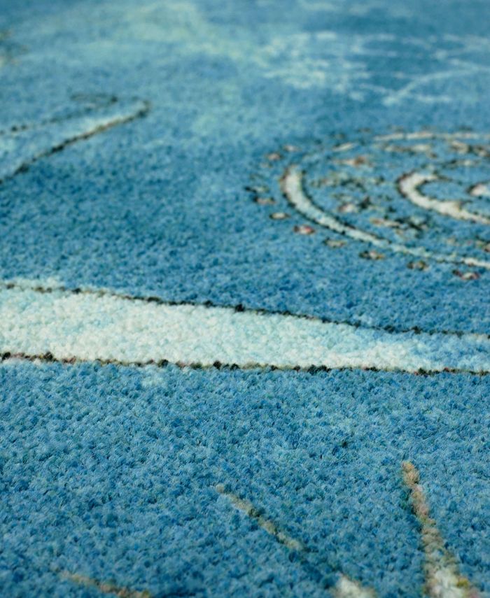 Mohawk Prismatic Coastal Splash 5' x 8' Area Rug - Macy's